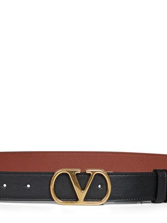 Valentino Garavani Reversible VLogo Signature Belt - Black