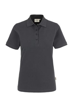 HAKRO Damen Polo-Shirt Classic - 110 - anthrazit - Gr&ouml;&szlig;e: 3XL