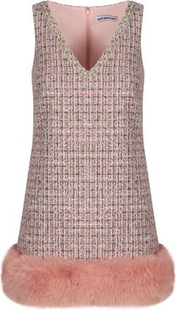 Self Portrait Femme, Robes, Rose, Taille: 36 FR Boucl&eacute; Mini Dress