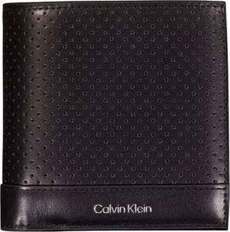 Calvin Klein Portefeuille perfor&eacute; - Homme - Accessoires - Noir - Taille: ONE Size