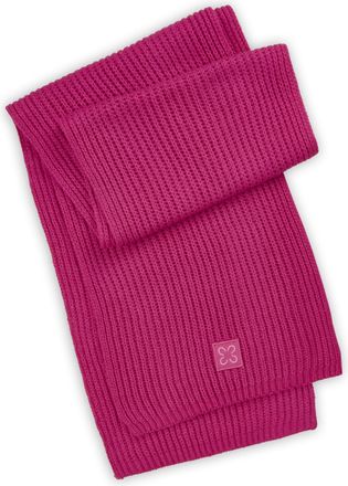 Codello KNITTED SCARF ACRYL/WOOL SOLID pink - 30X190CM