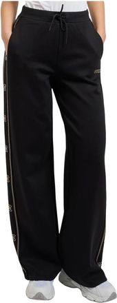 Guess Femme, Pantalons, Noir, Taille: 36 FR Octavia Wide Leg Pants