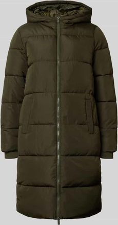 Pieces Puffer Coat mit Kapuze