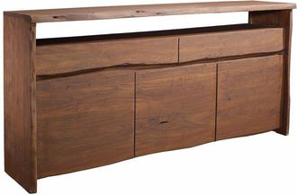 Massivmoebel24 Sideboard Akazie 191x45x96 braun lackiert pure acacia 202