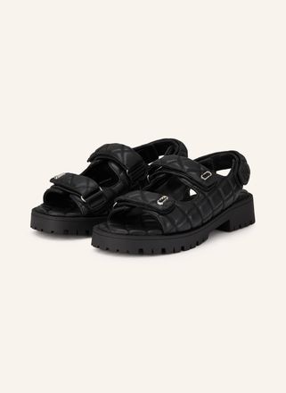 Marc Jacobs Plateau-Sandalen The Quilted Sunny Sandal schwarz