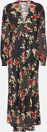 Rixo Bedrucktes Maxikleid Trula