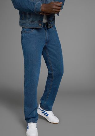 Arizona Regular-fit-Jeans ARIZONA James, Herren, Gr. 44, N-Gr, blau (blau stone), Obermaterial: 100% Baumwolle, Basic, normal lang, Jeans, regular fit, gerade