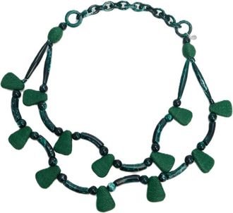 Max Mara Femme, Accessoires, Vert, Taille: ONE Size Wkafalange Necklace