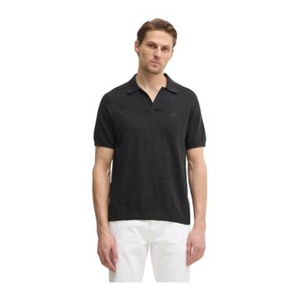 Calvin Klein Piqu&eacute; Poloshirt - - Tops - Herren - Schwarzk - XS