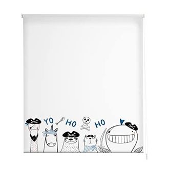 Estoralis | KINDISCH | Modernes Design-Rollo | Digital bedruckter Stoff | I-2156 Mehrfarbig | 150 x 180 cm. (Breite/Höhe) Stoffgröße 147 x 175 cm. | Rollos für 