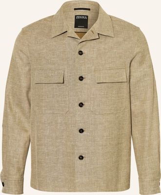 Ermenegildo Zegna Zegna Overjacket Mit Leinen gruen