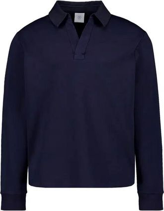 Bogner Herren Pullover blau unifarben