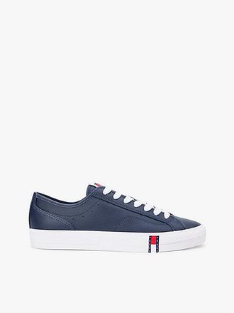 Tommy Hilfiger Baskets Archive en cuir &agrave; drapeau