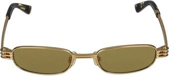 Bottega Veneta unisex, Accessoires, Jaune, Taille: 50 MM Lunettes de soleil Bv1381S