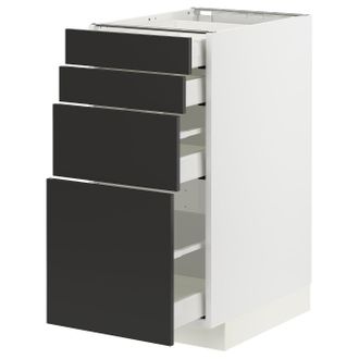 IKEA METOD / MAXIMERA Unterschr., 4 Fronten/4 Schubladen