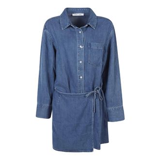 Sams&oslash;e & Sams&oslash;e Femme, Robes, Bleu, Taille: 38 FR Short Dress