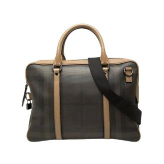 Burberry Sac daffaires Pre-owned - Femme - Pre-owned - Gris - Taille: ONE Size