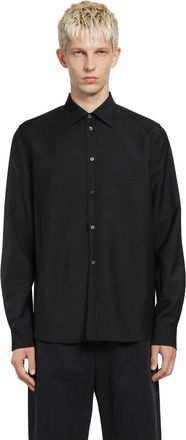 Jil Sander Wool Mohair Canvas Shirt
