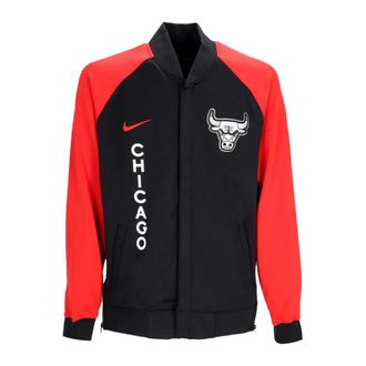Nike Chicago Bulls NBA Showtime Jacke - - Sport - Herren - Schwarzk - L