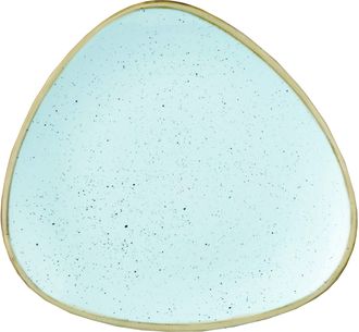 Churchill Stonecast -Triangle Plate Teller- Durchmesser: &Oslash;26,5cm, Farbe w&auml;hlbar (Duck Egg Blue)
