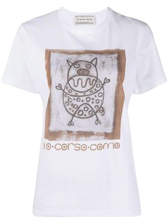 10 Corso Como t-shirt à imprimé graphique - Blanc