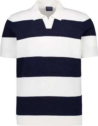 Olymp Herren Polo-Shirt beige meliert