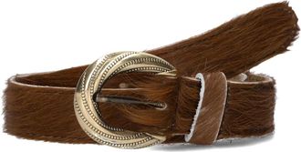 Notre-V Brauner Ponyhair G&uuml;rtel f&uuml;r Frauen - - Accessories - Damen - Braun - 75 CM