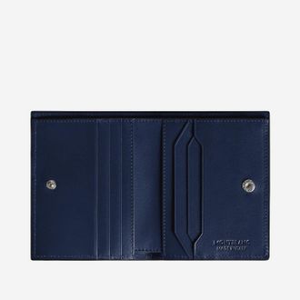 Montblanc Mens Wallet Meisterst&uuml;ck Compact Black Leather & Cardholders