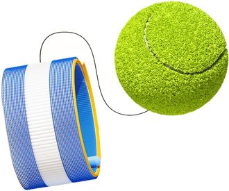 Generico Ball mit befestigtem Seil, verstellbar und leise, Puppenball, Kinderspielzeug, f&uuml;r Kinder, Verwendung im Innenbereich, Reisen, praktisches Training, K