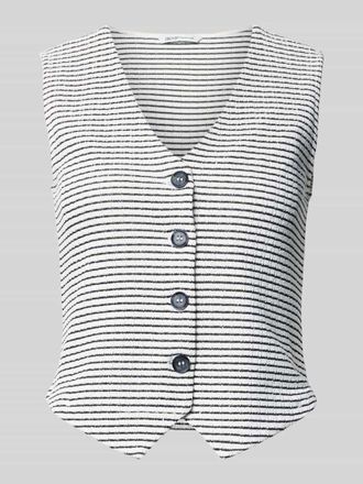 Tom Tailor Denim Slim Fit Weste aus Baumwoll-Mix