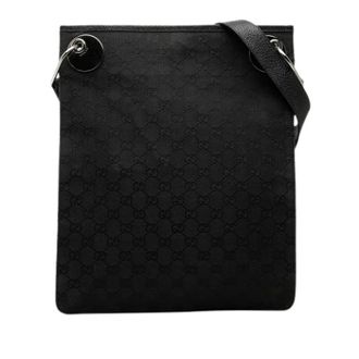 Gucci Sac bandouli&egrave;re vintage en toile Pre-owned - Femme - Pre-owned - Noir - Taille: ONE Size