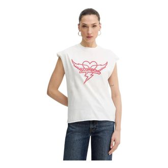 Zadig&Voltaire Damen, Oberteile, Wei&szlig;, XSGr&ouml;&szlig;e