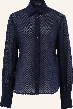 van Laack Van Laack Bluse Modern Fit blau
