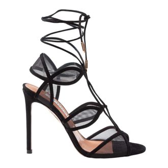 Aquazzura Fatal Attraction 105 Sandal - - Shoes - Damen - Schwarzk - 40 EU