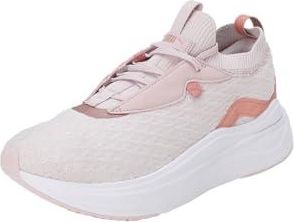 Puma Women SOFTRIDE STAKD Premium WNS Road Running Shoe, Mauve Mist-DEEVA Peach-Rose Gold, 42.5 EU