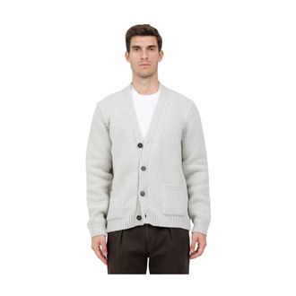 04651/ Homme, Pulls, Gris, Taille: XL Cardigan en laine travaillée
