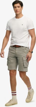Superdry Cargobermudas SUPERDRY CORE CARGO SHORT, Herren, Gr. 32, N-Gr, light khaki gr&uuml;n, Web, Obermaterial: 98% Baumwolle, 2% Elasthan, unifarben, straight fi