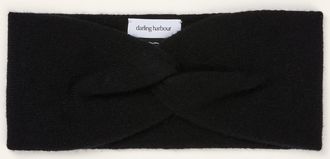 Darling Harbour Darling Harbour Stirnband Aus Cashmere schwarz