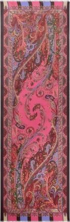 Etro Femme, Accessoires, Multicolore, Taille: ONE Size Foulard en soie imprim&eacute; cachemire