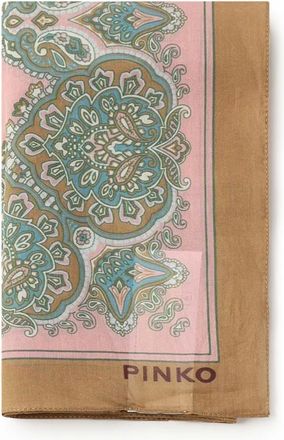 Pinko Pinko, Femme, Accessoires, Multicolore, Taille: ONE Size Valzer Cotton Foulard
