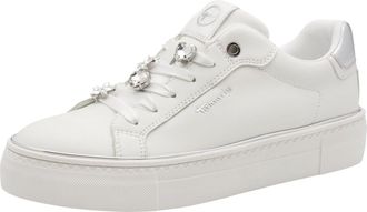 Tamaris Damen Sneaker Low, wei&szlig;, 41 EU