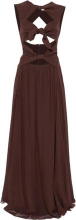 Raquel Diniz Femme, Robes, Brun, Taille: 38 FR Raquel Diniz Robes Brown
