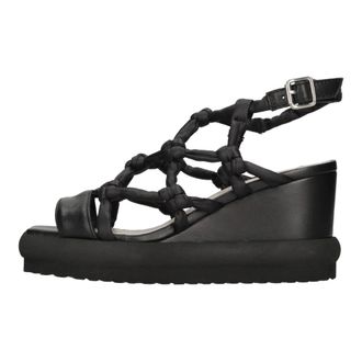 Patrizia Bonfanti Femme, Chaussures, Noir, Taille: 37 EU Nara Sun Leather Wedges