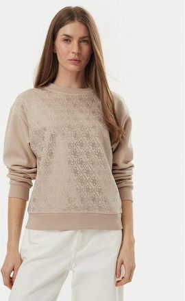 Guess Sweatshirt W6BQ14 K6060 Beige Regular Fit
