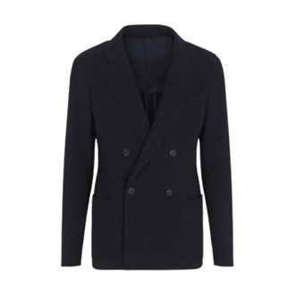 Giorgio Armani Homme, Vestes, Bleu, Taille: L Veste crois&eacute;e Upton