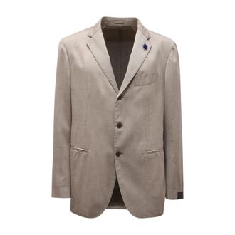 Lardini Wollanzug - - Jackets - Herren - Beige - XL