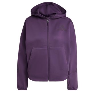 adidas Womens Z.N.E. Zip-Hoodie Aurora Plum M