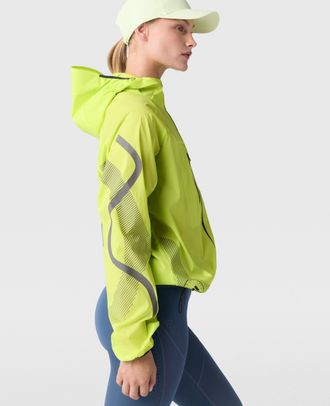 Stella McCartney TruePace Running Jacket, Woman, Bahia Glow Green, Size: XL