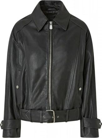 Pinko Pinko, Femme, Vestes, Noir, Taille: 38 FR Guanciale Jacket
