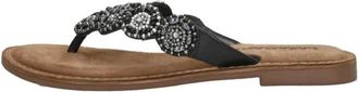 Lazamani Femme, Chaussures, Noir, Taille: 39 EU Teenslippers